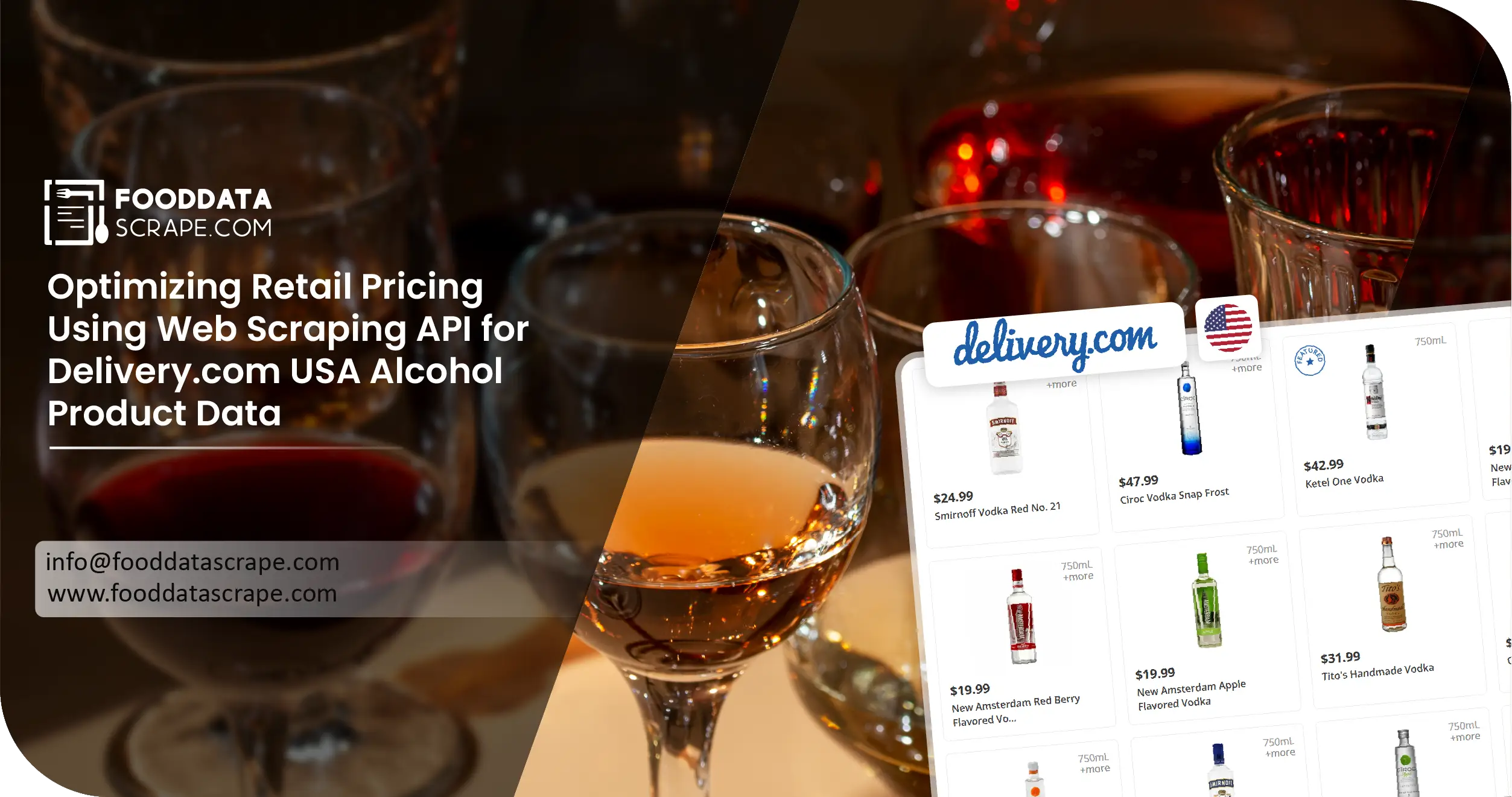 Web Scraping API for Delivery.com USA Alcohol Product Data